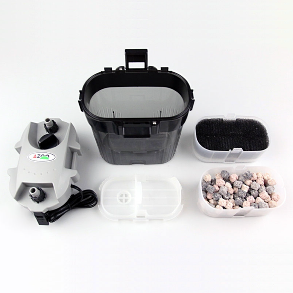 AZOO EXTERNAL POWER FILTER (Mini canister filter) up to 20 gallons ...